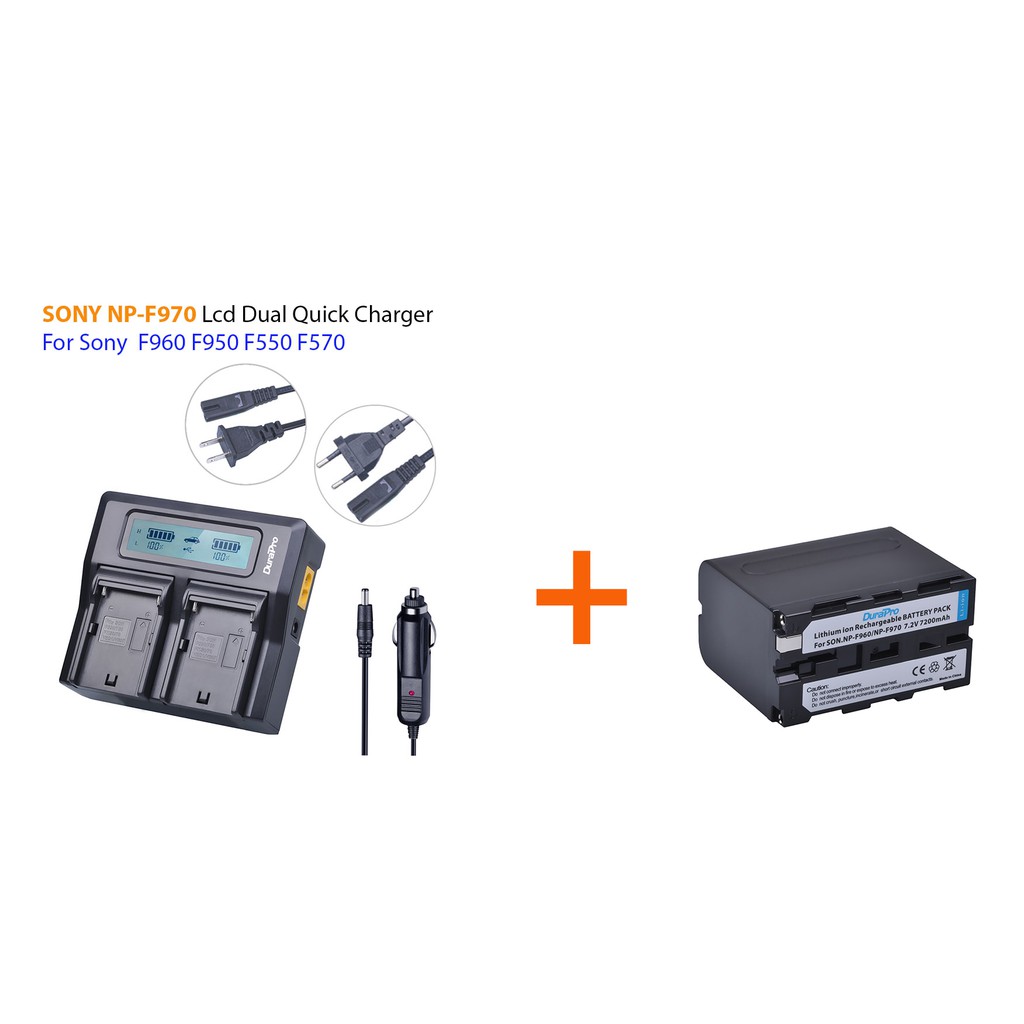 NP-F970 F960 7.2 V 7200 mAh แบตเตอรี่ + LCD สำหรับ SONY HVR-HD1000 HVR-HD1000E HVR-V1J | Shopee ...
