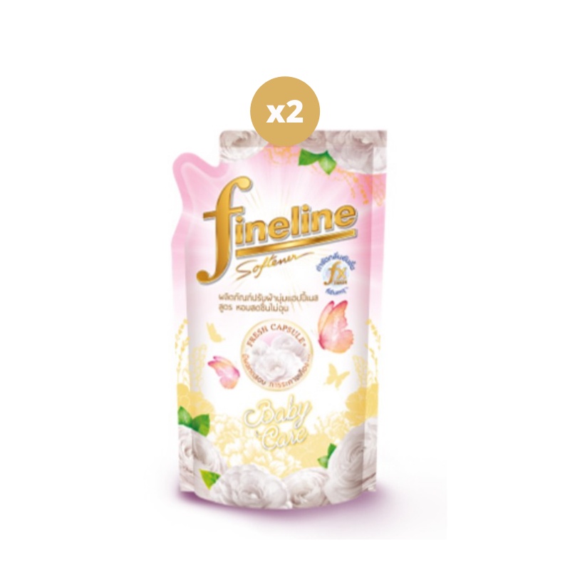 ไฟน์ไลน์ปรับผ้านุ่มแฮปปี้เนส 500 ถุง ขาว:ขาว Fineline Happiness Fabric ...