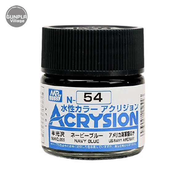 Mr.Hobby MR.ACRYSION COLOR N-54 NAVY BLUE 4973028112443 (สี) | Shopee ...