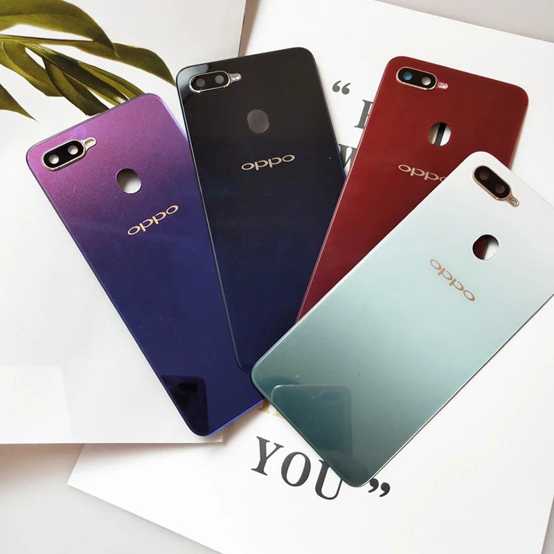สําหรับ OPPO A7X F9 F9 Pro แบตเตอรี่ฝาหลังพลาสติกด้านหลังอะไหล่ | Shopee Thailand