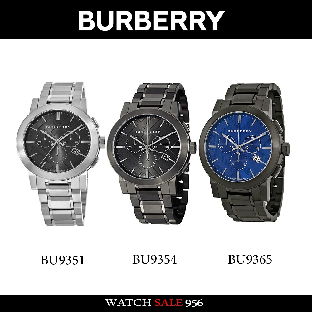 นาฬิกาผู้ชาย Burberry Watch รุ่น BU9351 / BU9354 / BU9365 | Shopee Thailand