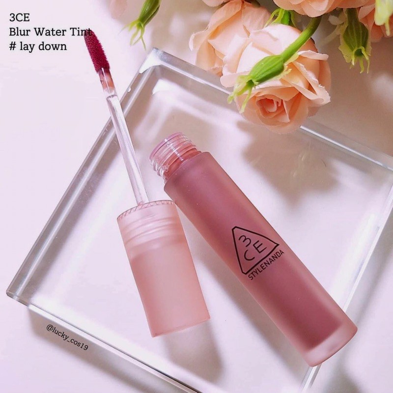 (พร้อมส่งของเเท้) 3CE BLUR WATER TINT สี Lay down สีขายดีที่สุด ...