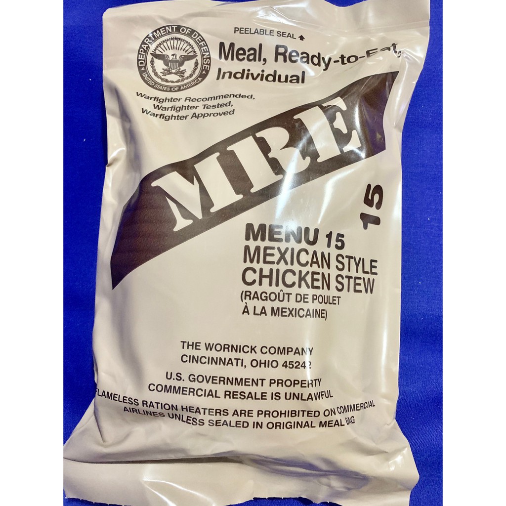 อาหาร MRE MENU 13-24 | Shopee Thailand
