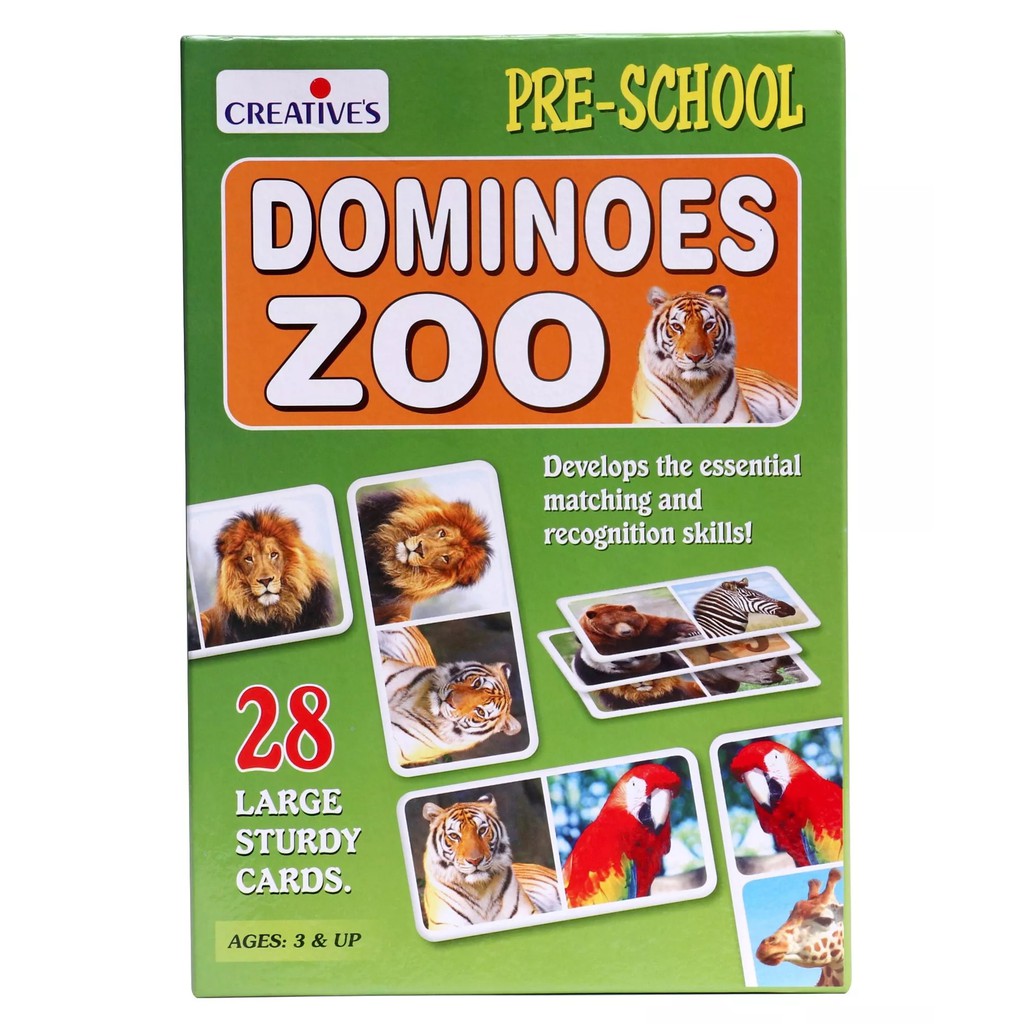 Dominoes Zoo โดมิโน่ภาพสัตว์ | Shopee Thailand