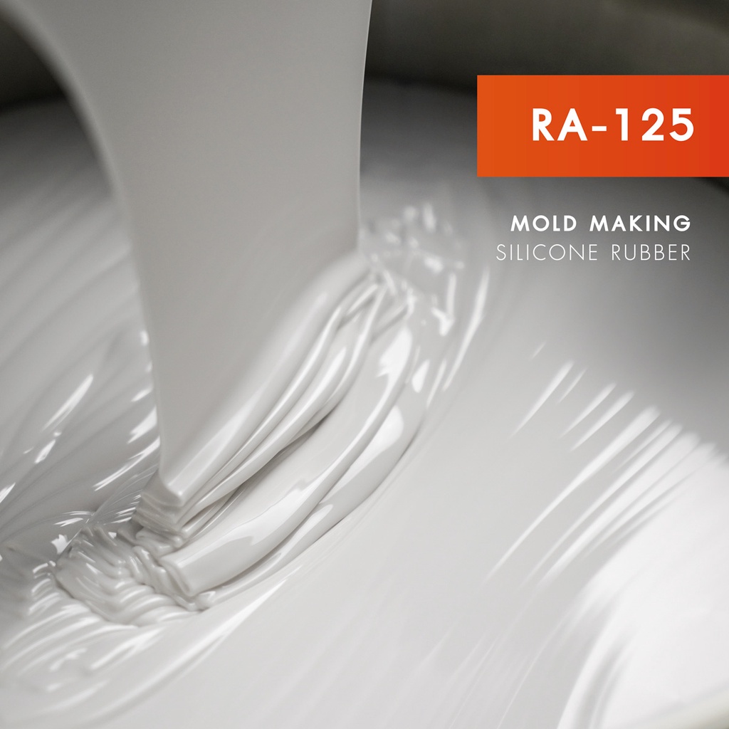 ยางซิลิโคน RA-125 ไหลตัวดีมาก เนื้อเหลว แข็งปานกลาง แห้งเร็ว ทำงานง่าย ...