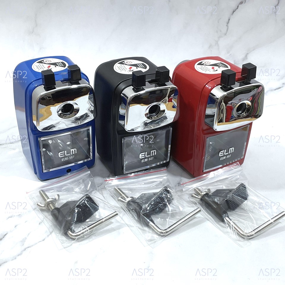 กบเหลาดินสอ ELM รุ่น ELM-147 (ปรับความแหลมได้ 2 ระดับ) เครื่องเหลาดินสอ ที่เหลาดินสอ กบเหลาดินสอ ...