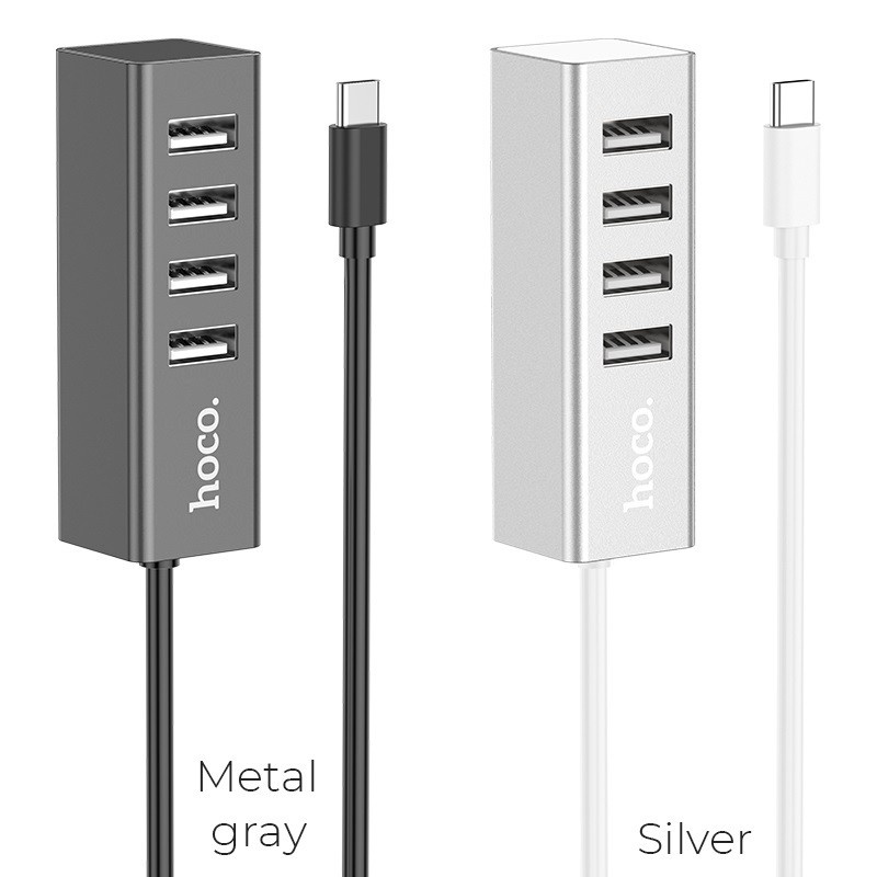 【Usb Hubs】™♨♝Hoco HB1 Type-c to 4USB OTG สายแปลง USB HUB Ports,USB ...
