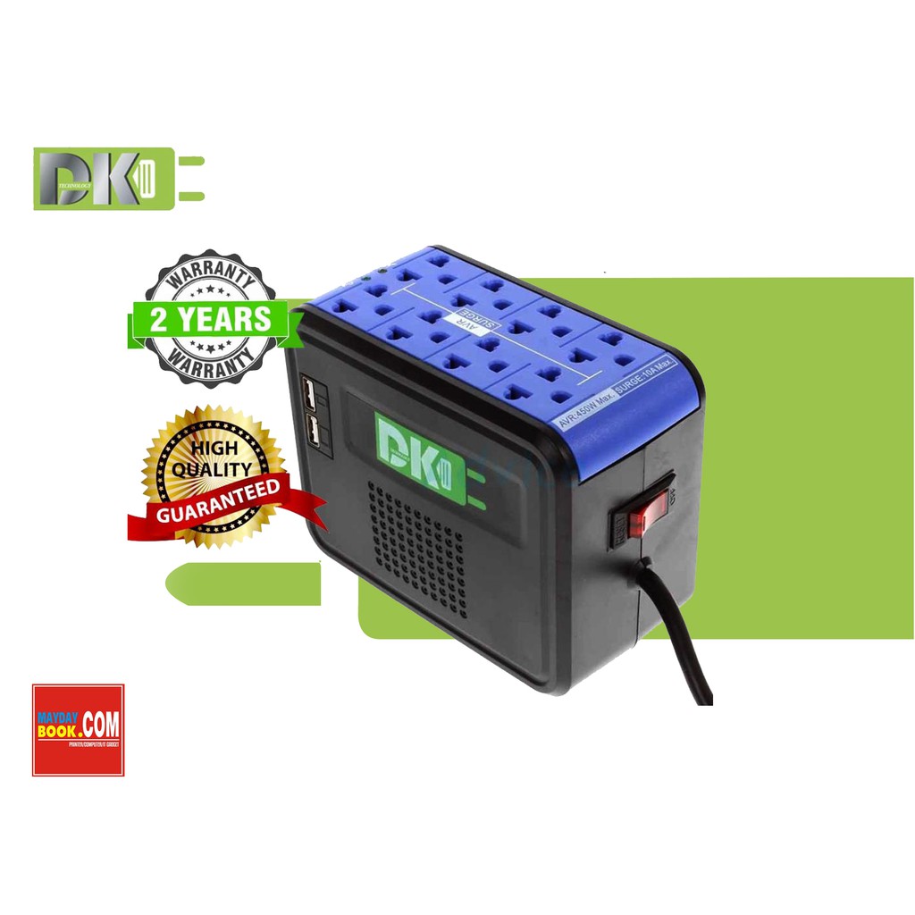 DK Stabilizer 1000VA DK-4 ปลั๊กปรับแรงดันไฟ ขนาด 1000VA | Shopee Thailand