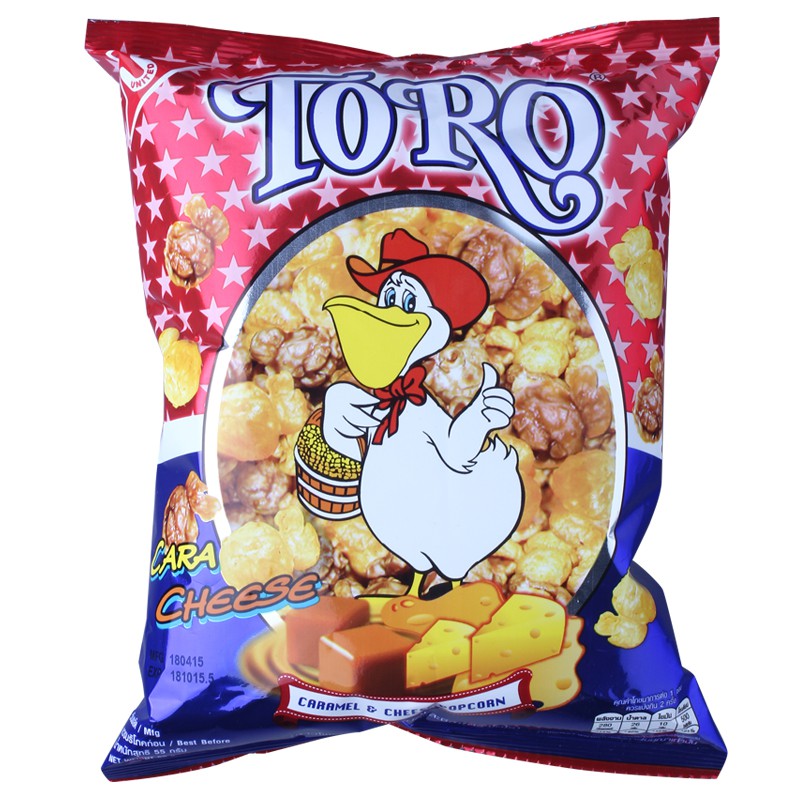 Toro Corn Kara Cheese Flavor 55 g. X 6 bags | Shopee Thailand