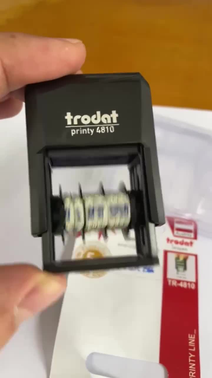 Trodat Self Inking Date Stamp 4810 | Shopee Thailand