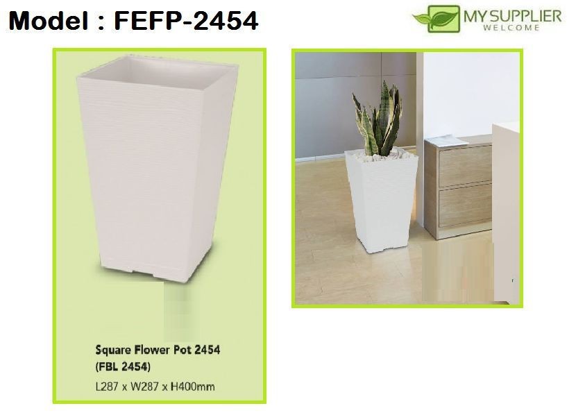 DELTON FBL2454 กระถางดอกไม้ทรงสี่เหลี่ยม W30cm x H40cm | Shopee Thailand