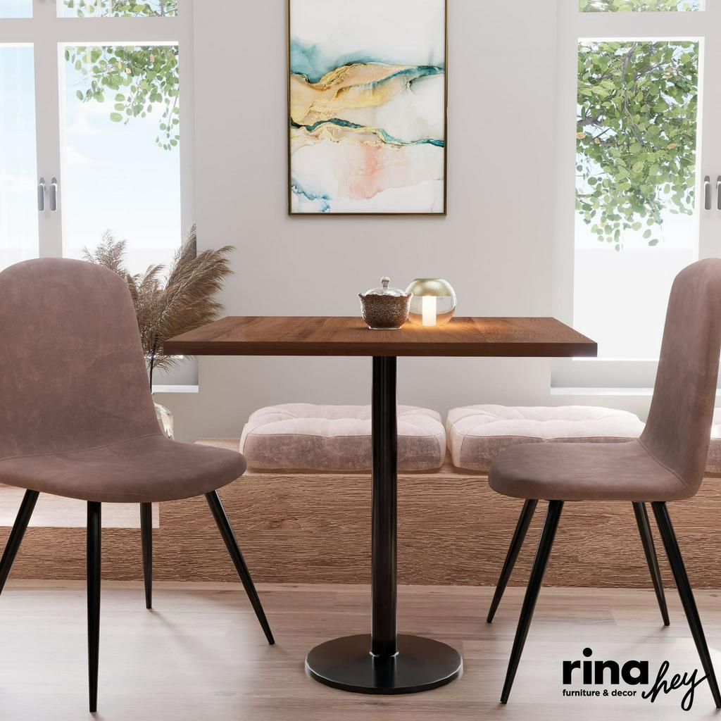 Rina Hey โต๊ะอาหาร รุ่น UNIQUE-PLUS/75 | Shopee Thailand