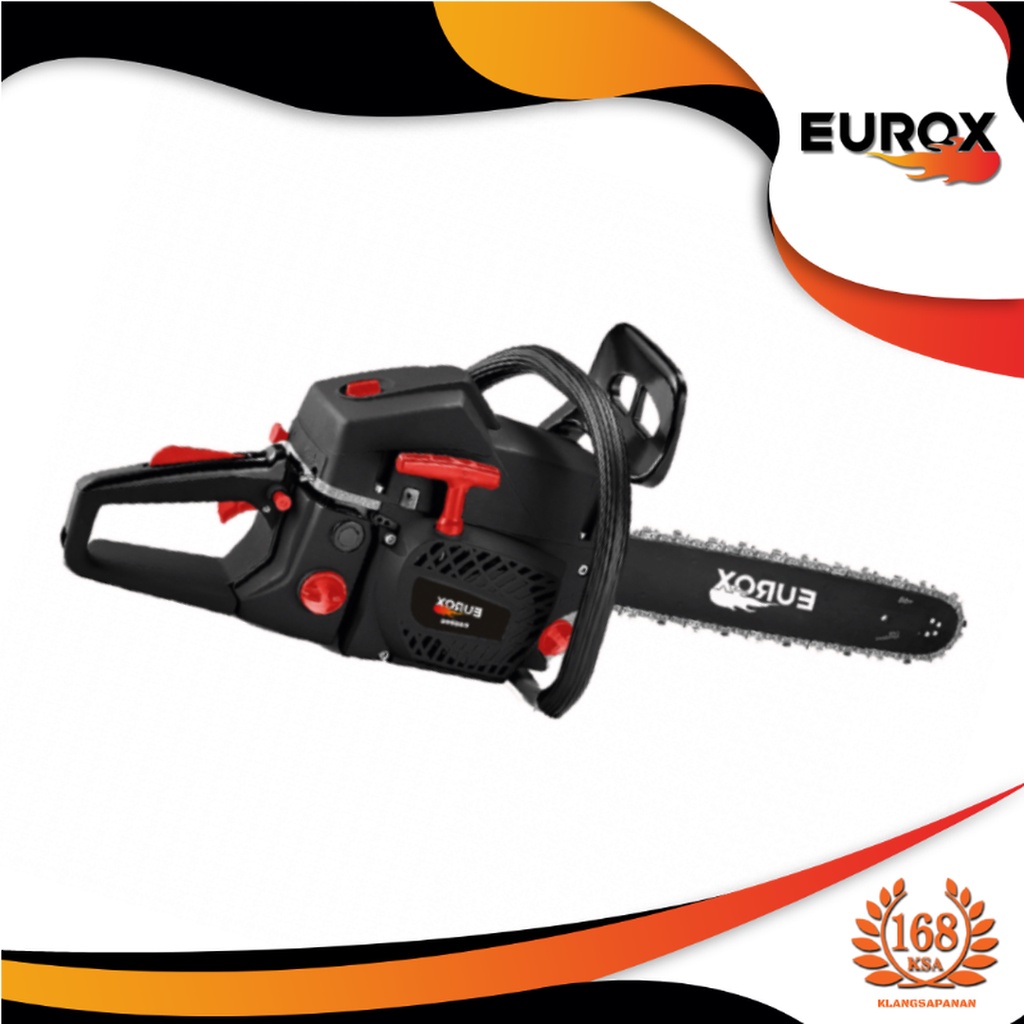 เลื่อยโซ่ยนต์ ยี่ห้อ EUROX รุ่น CS5800 ระบบสตาร์ทแบบลานเขา สตาร์ทติดง่าย | Shopee Thailand