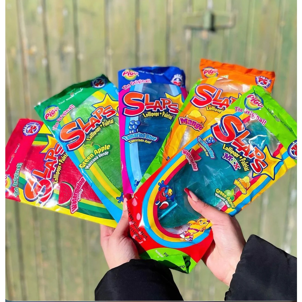 Mexican Slaps Lollipop Candy - 10 lollipops in a pack 10 อมยิ้มในแพ็ค ...