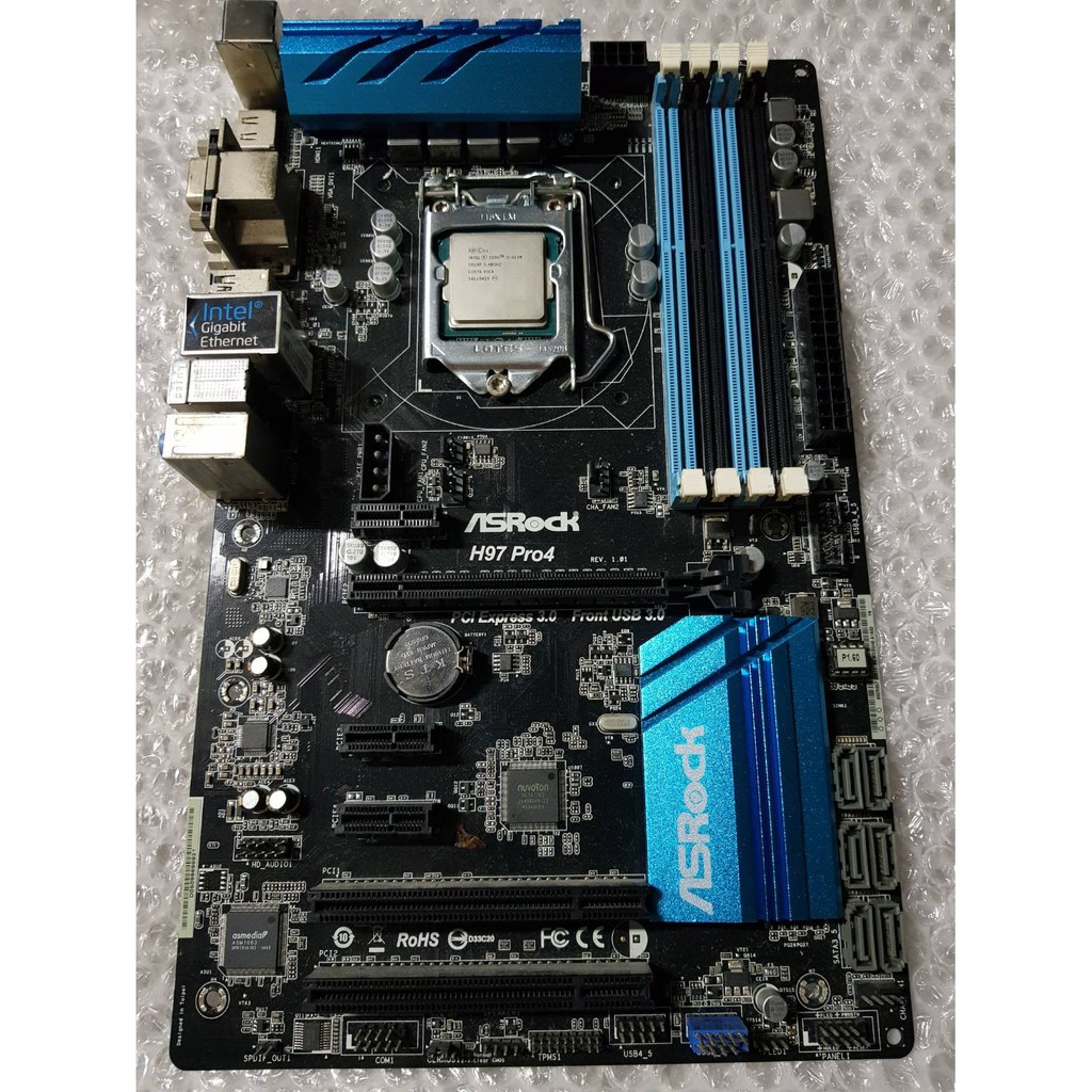 Asrock H97 Pro4 i3 4130+CPUFAN (ไม่มีฝาหลัง) | Shopee Thailand