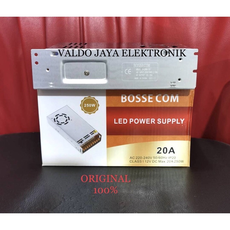 Bossecom LED Strip Transformer 20A 12V Power Supply CCTV LED Transformer | Shopee Thailand