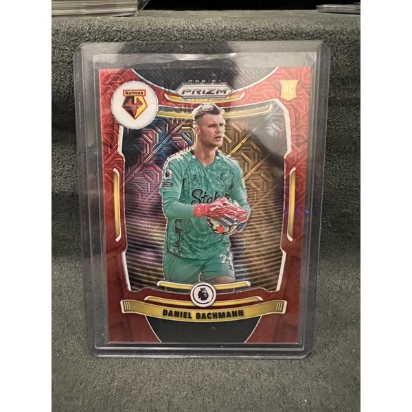 การ์ดบอล Daniel Bachmann ทีม Watford รุ่น Prizm Red mojo ใบรัน 31/159 ...