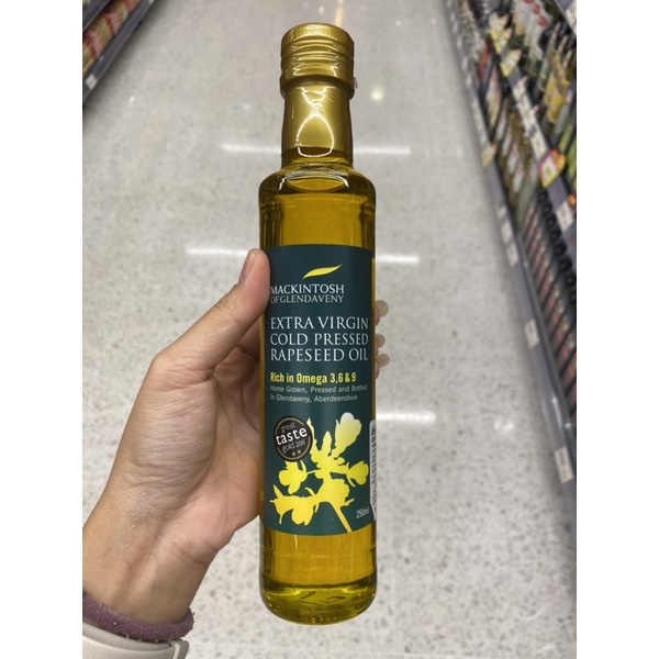 น้ำมันเรพซีด ธรรมชาติ 250 Ml. Extra Virgin Cold Pressed Rapeseed Oil ...
