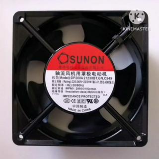 พัดลมระบายอากาศ #DP200A-2123XBT.GN #DP200A-2123XBL ยี่ห้อ #SUNON ขนาด120mm(W) x 120mm(L) x 38mm ...