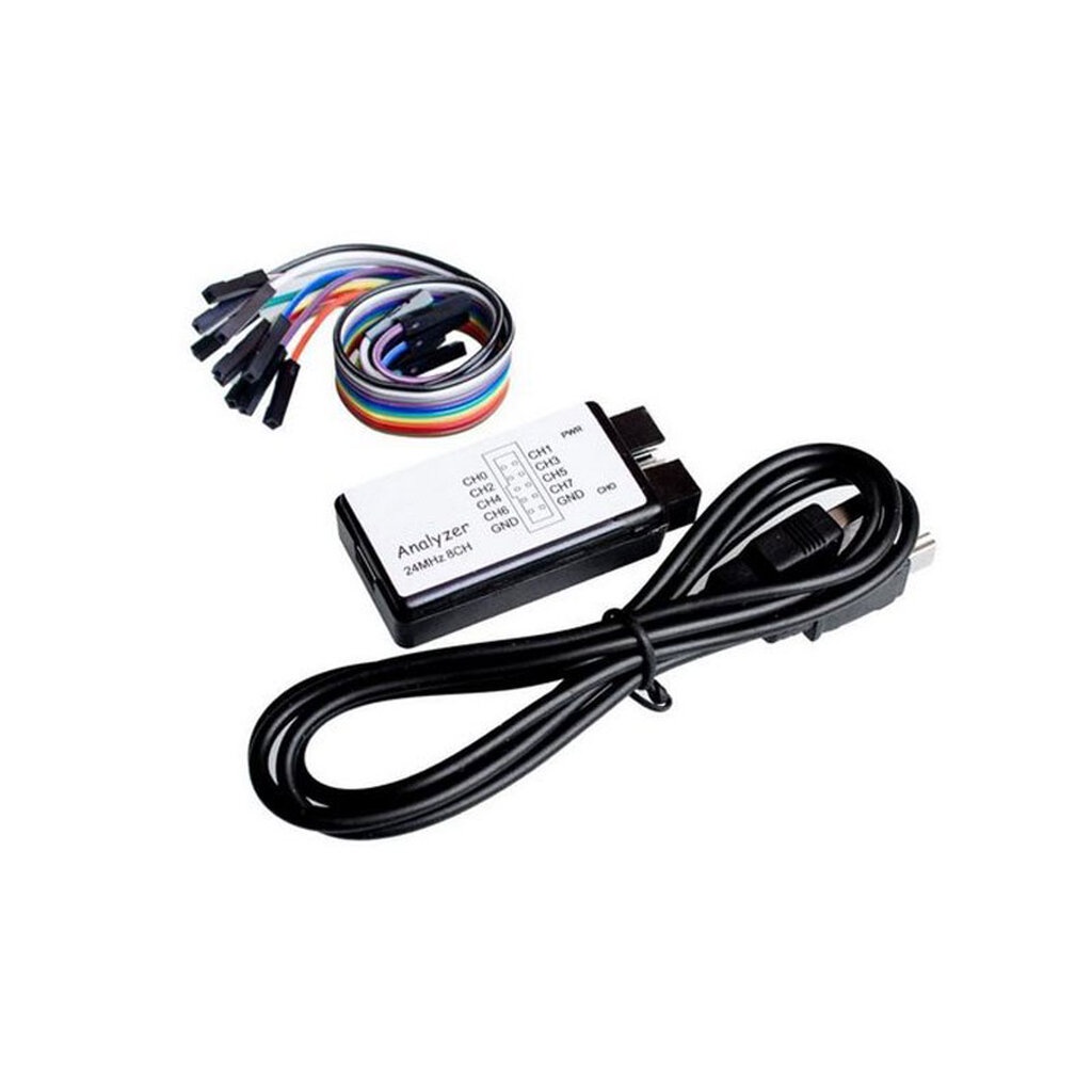 USB Logic Analyzers 24MHz 8 Channel อุปกรณ์วิเคราะห์สัญญาณดิจิตอล ...