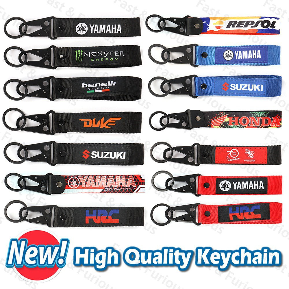 ทนทาน พวงกุญแจสายรถจักรยานยนต์ Motocross Webbing Key CHAIN พวงกุญแจป้าย ...