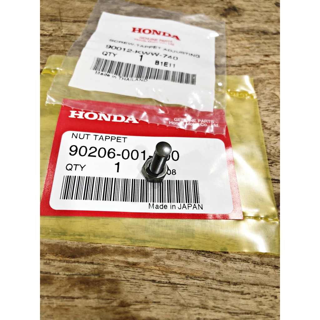 ชุดน๊อตตั้งวาล์ว (แท้ศูนย์ฮอนด้า)(ราคา/1ชุด ตามภาพ) เวฟ110i/ดรีม110i ...