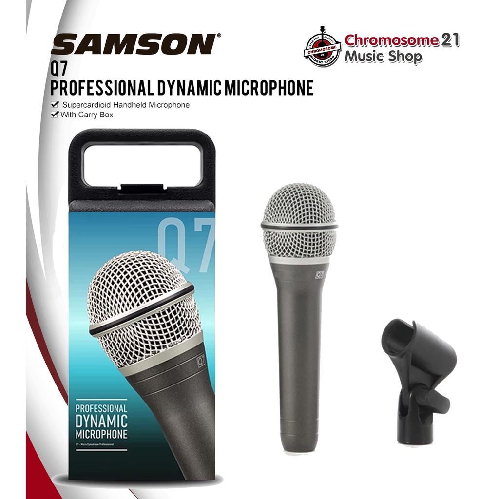 ไมโครโฟน SAMSON Q7 – Professional Dynamic | Shopee Thailand