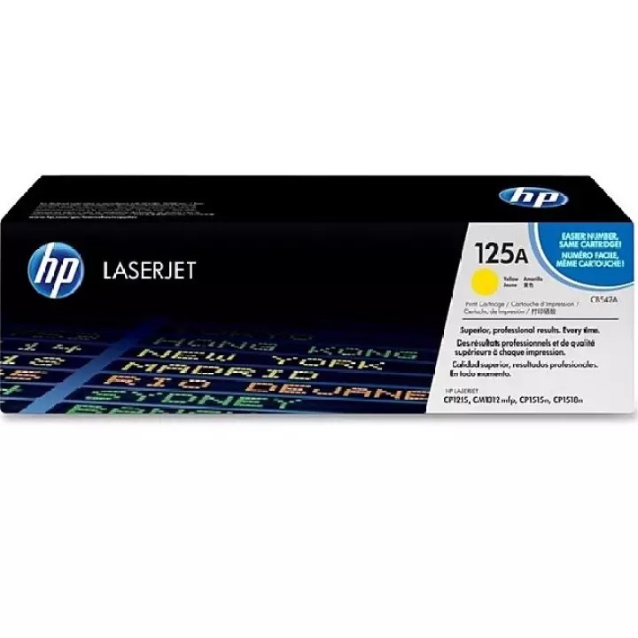 HP 125A Yellow LaserJet Toner (CB542A) | Shopee Thailand