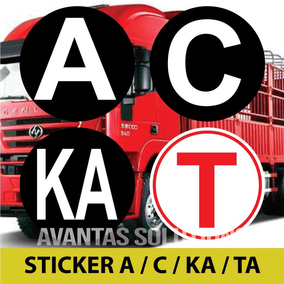 สติ๊กเกอร์ Lorry JPJ สติ๊กเกอร์ ABCT KA P Permit สติ๊กเกอร์ Puspakom ...