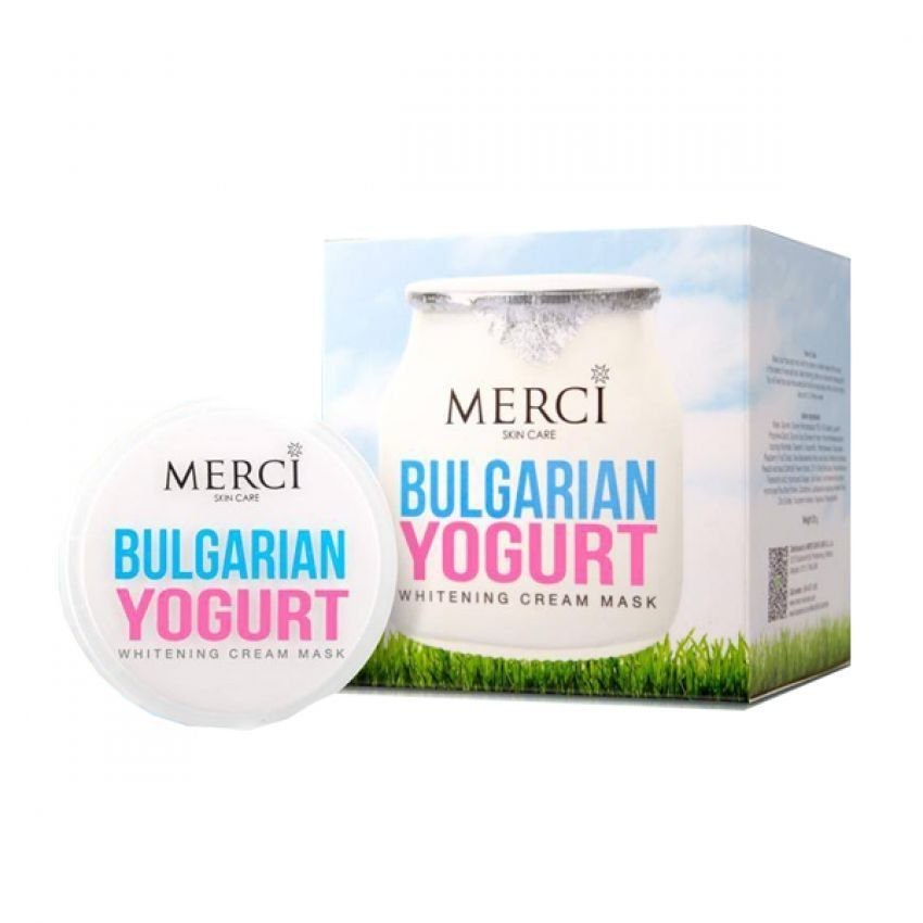 Merci Bulgarian Yogurt Whitening Cream Mask ครีมมาส์กบัลแกเรียโยเกิร์ต ...