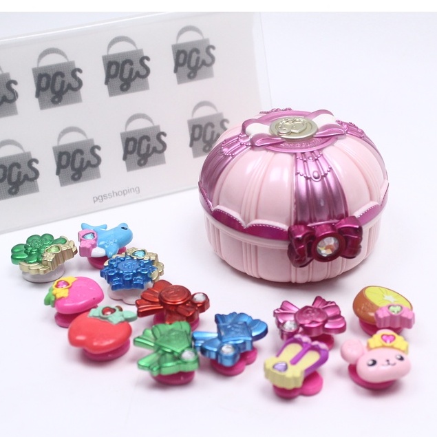 Glitter force Smile Precure Girls Toy Pact Compact Charm Decor Set ...