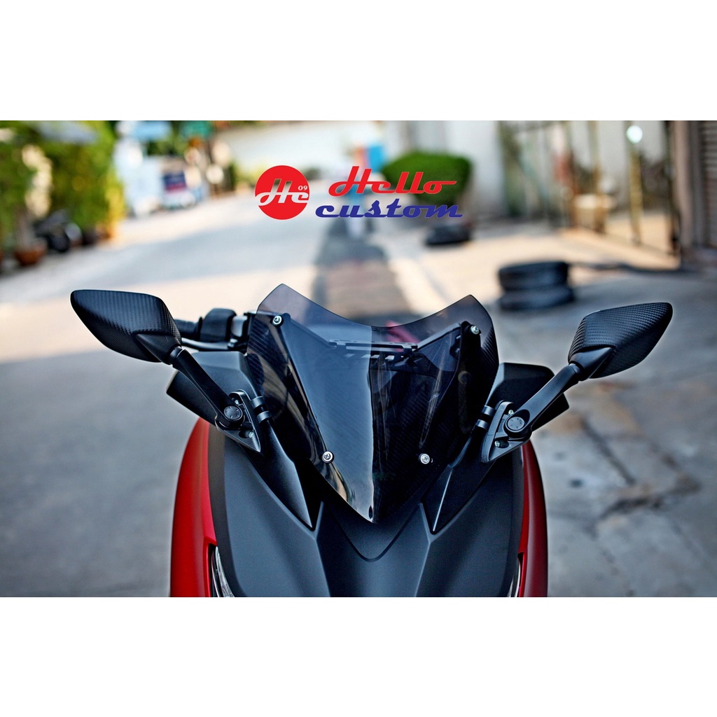 ชุดยกกระจก รวมกระจก Semspeed ทรงR3 YAMAHA XMAX 300 | Shopee Thailand