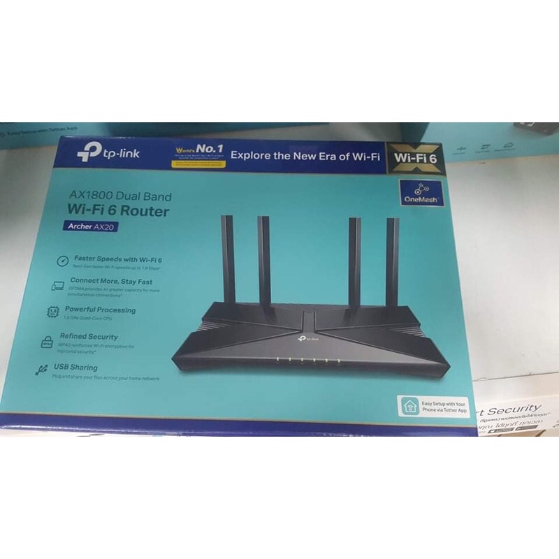 TP-Link Archer AX20 AX1800 Dual-Band Wi-Fi 6 Router | Shopee Thailand