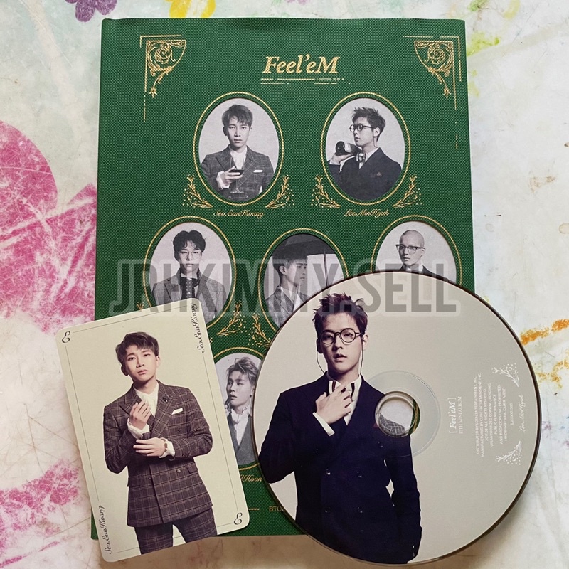 Btob อัลบั้ม 10th Mini FEEL EM พร้อมโฟโต้การ์ด Eunkwang และแผ่น CD ...