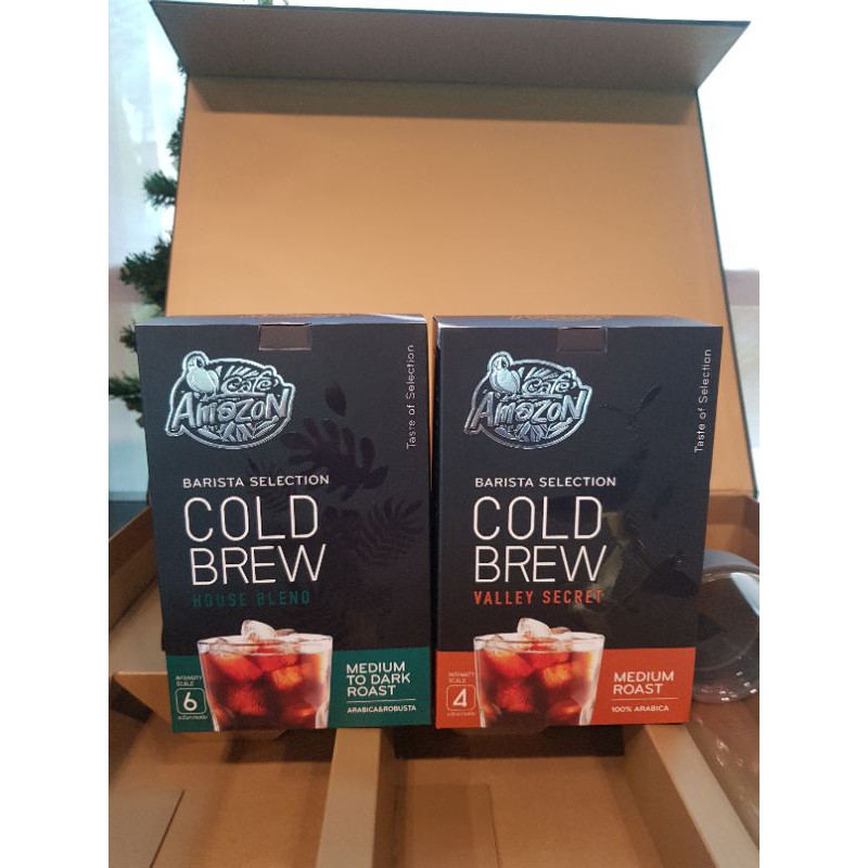 cafe amazon cold brew กาแฟโคลบรูวซองสำหรับชง | Shopee Thailand