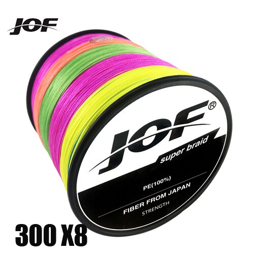 Jof สายเบ็ดตกปลา Daiwa J braid X8 Grand 8 stands Xbraided PE Line ...