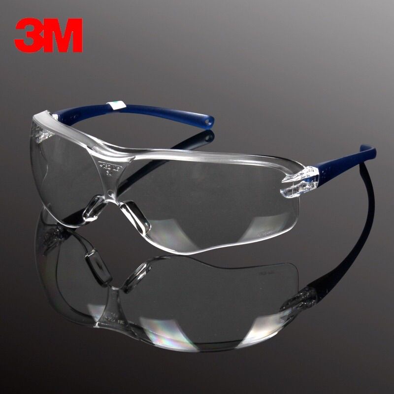 3M แว่นตานิรภัย รุ่น V34 ชนิดเลนส์ใส โพลีคาร์โบเนต กันฝุ่น กันลม กันUV ...