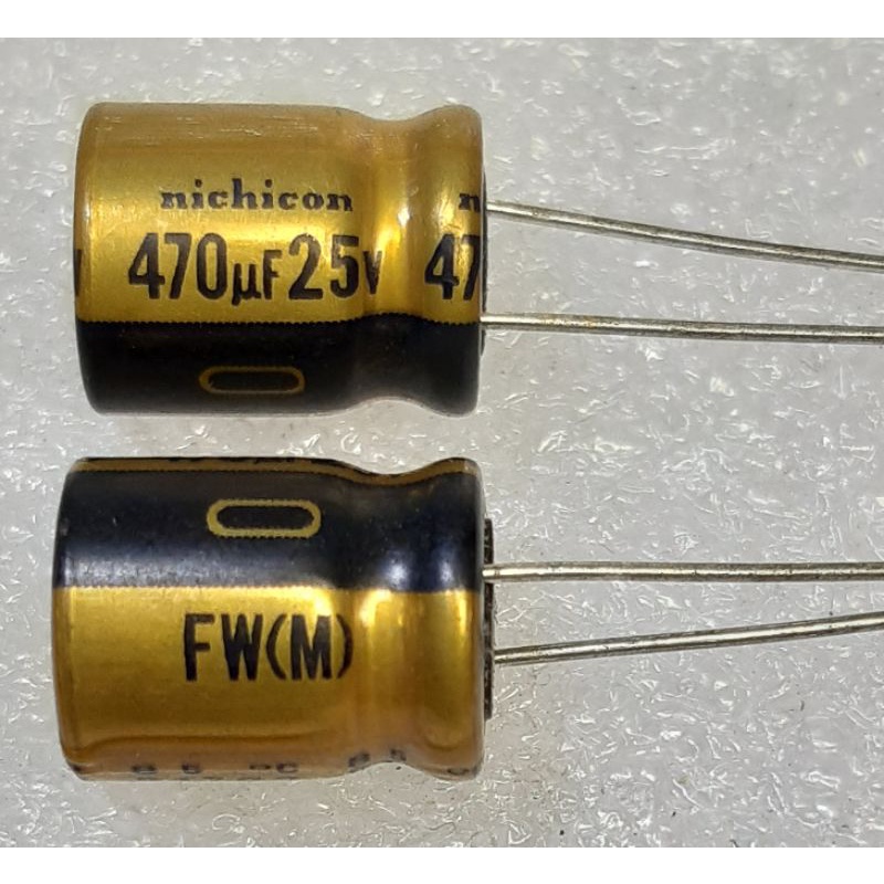 Nichicon FW 470uf 25v capacitor ตัวเก็บประจุ คาปาซิเตอร์ | Shopee Thailand