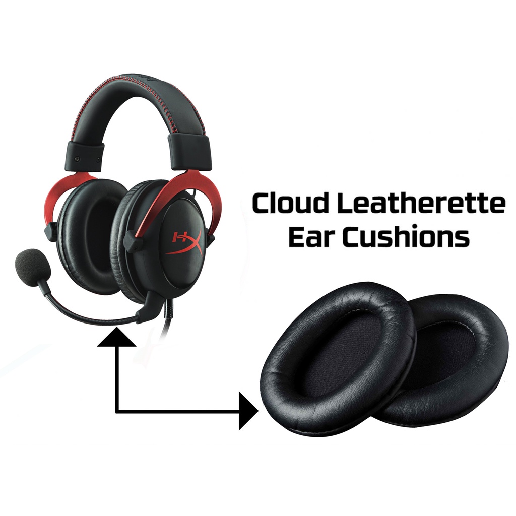 🚀พร้อมส่ง🚀อะไหล่ Hyperx ฟองน้ำหูฟัง ที่คาดหัว ไมค์+แถมฟองน้ำ สายแจ็ค3.5 HyperX Cloud II Alpha ...