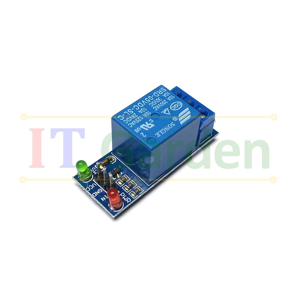 โมดูลรีเลย์ - Module Relay 1 Channel DC 5V,12V Active Low Level Trigger ...