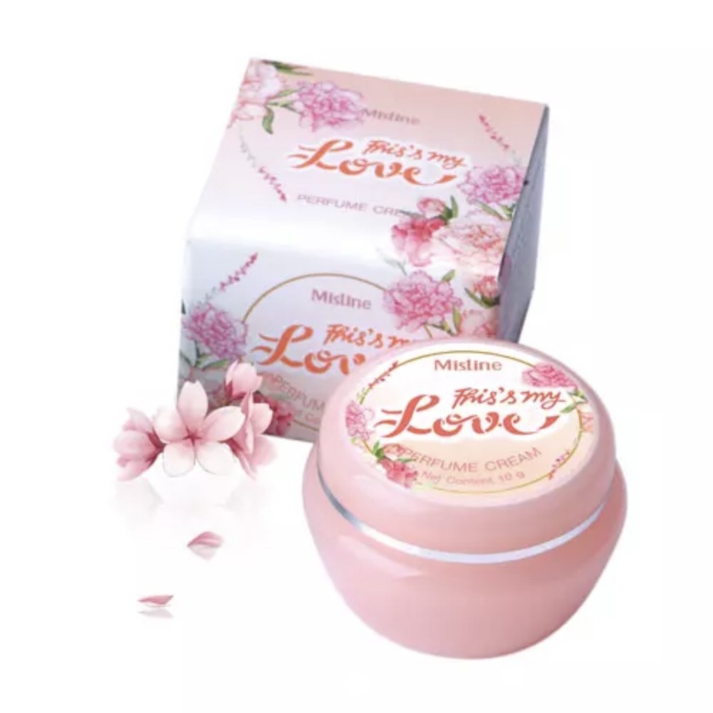 Mistine Perfume Cream 10 g. มิสทิน เพอร์ฟูม น้ำหอม ครีมน้ำหอม มี 7 ...