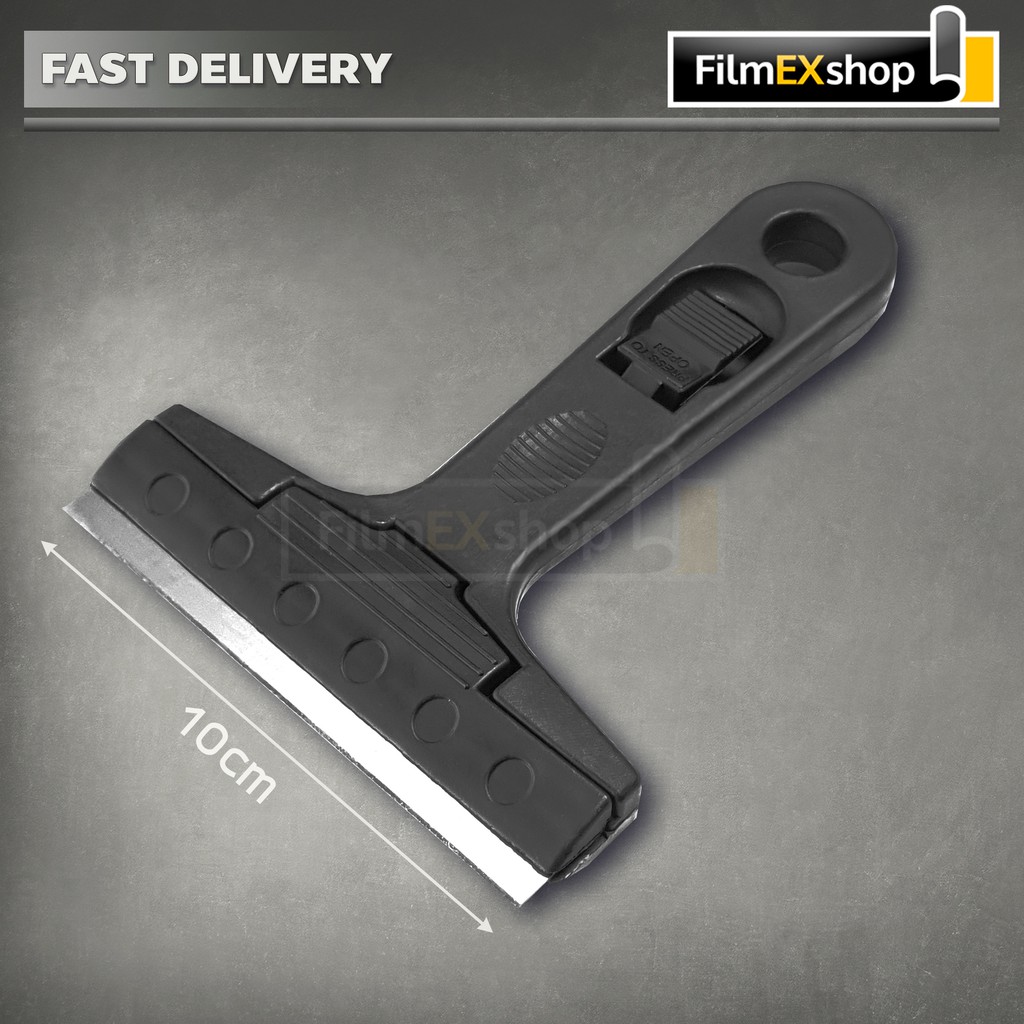 มีดขูดทำความสะอาดกระจก มีดขูดสี ลอกฟิล์ม คัตเตอร์ขูดสี เครื่องมือติดฟิล์ม Scraper SCR-37 ...