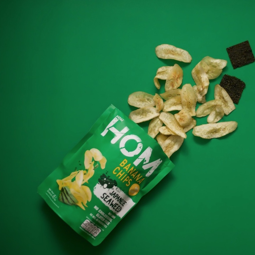 Hom Banana Chips กล้วยหอมทองปรุงรส ขนาด 40 กรัม | Shopee Thailand