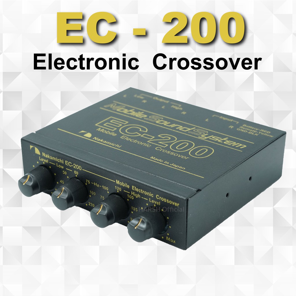 NAKAMICHI, EC-200, ครอสโอเวอร์, CROSSOVER , Mobile Cross Over, NAKAMICHI-EC200 | Shopee Thailand