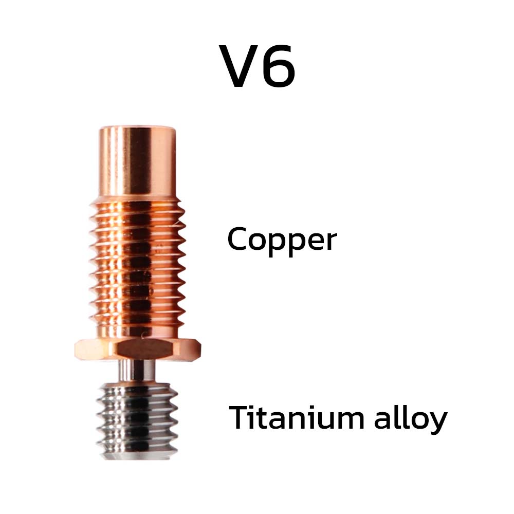 Bi Metal HEATBREAK สำหรับเครื่อง 3d printer all metal hotend หัว V6 ...
