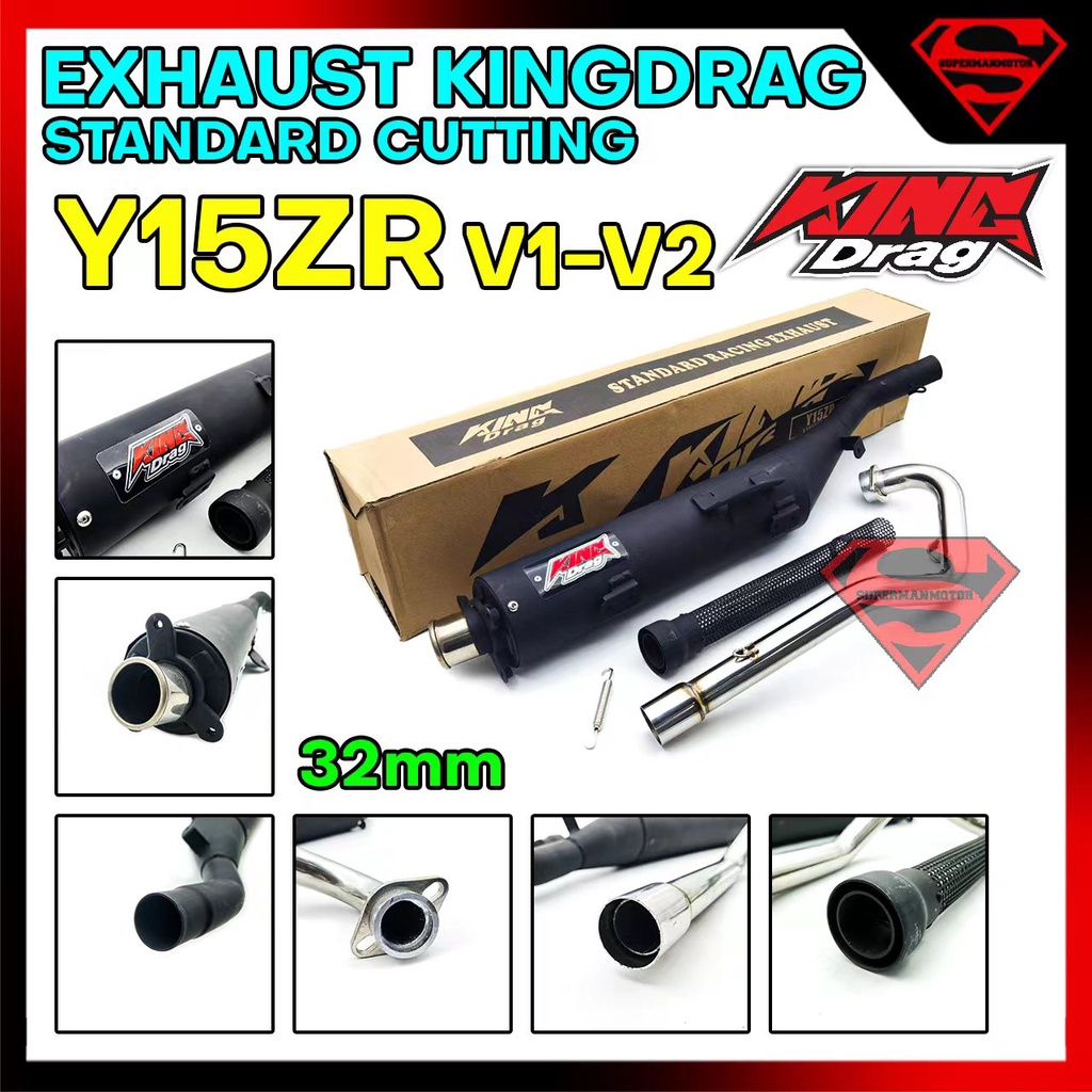 Exhaust EKZOS Y15 V1 V2 Y15ZR 32MM EXZOS STANDARD CUTTING FULL SYSTEM ...