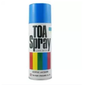 TOA Acrylic Lacquer Spray สีสเปรย์ 400 CC สีฟ้าอ่อน #007 | Shopee Thailand