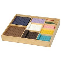แท่งสีนับจำนวน (Colored counting bars) Montessori educational toys ...