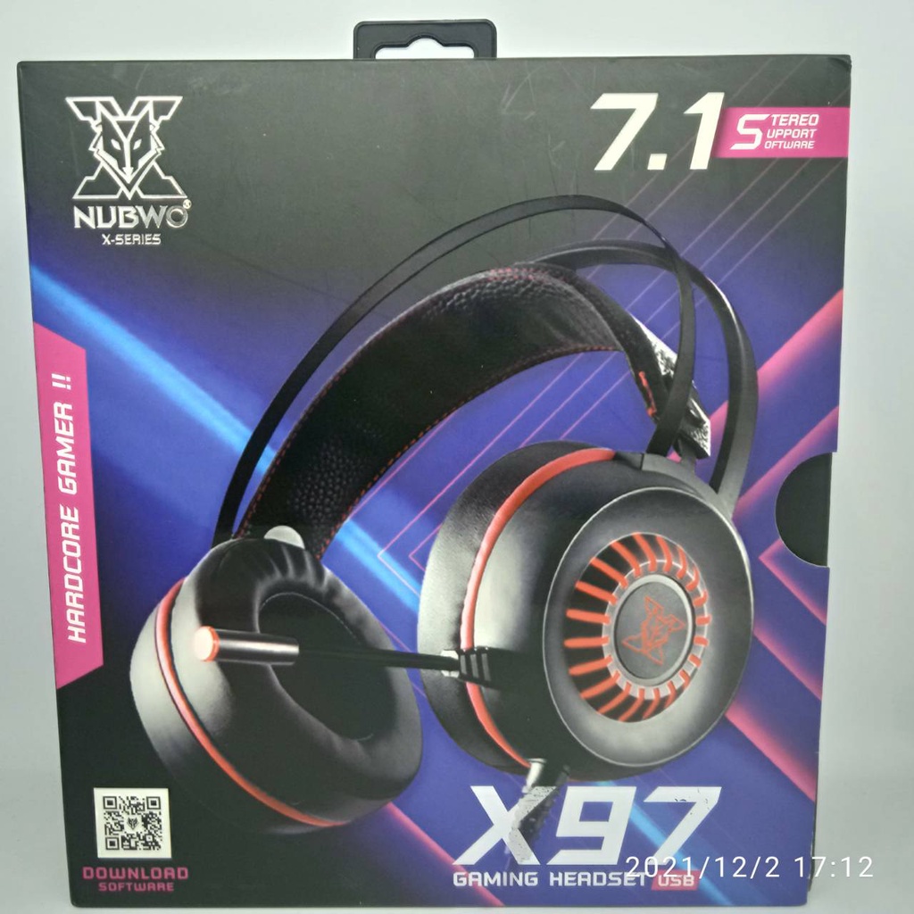 หูฟัง 7.1 เกมมิ่ง ระบบเสียง Virtual NUBWO รุ่น X97 มีไฟ LED | Shopee Thailand