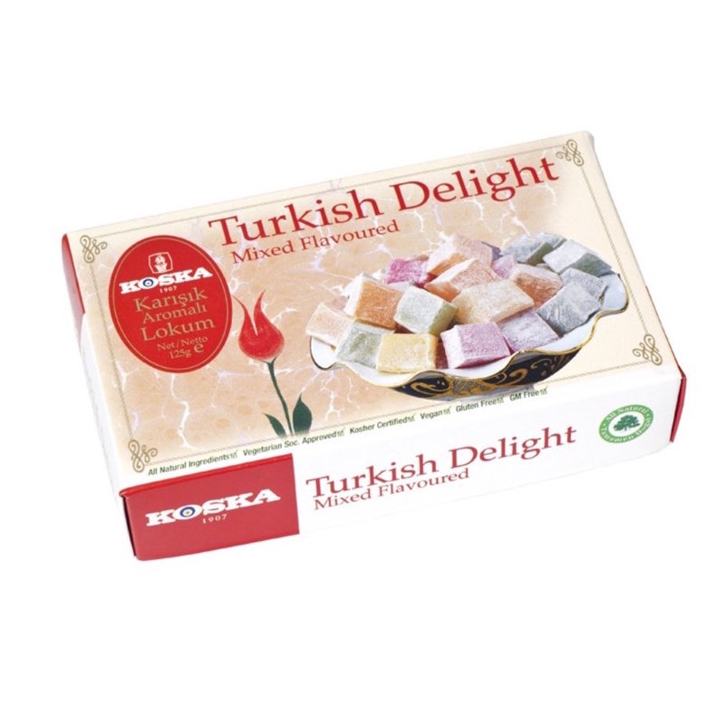 Turkish Delight ขนมเตอร์กิช ดีไลท์ ขนาด 125 กรัม พร้อมจัดส่ง | Shopee ...